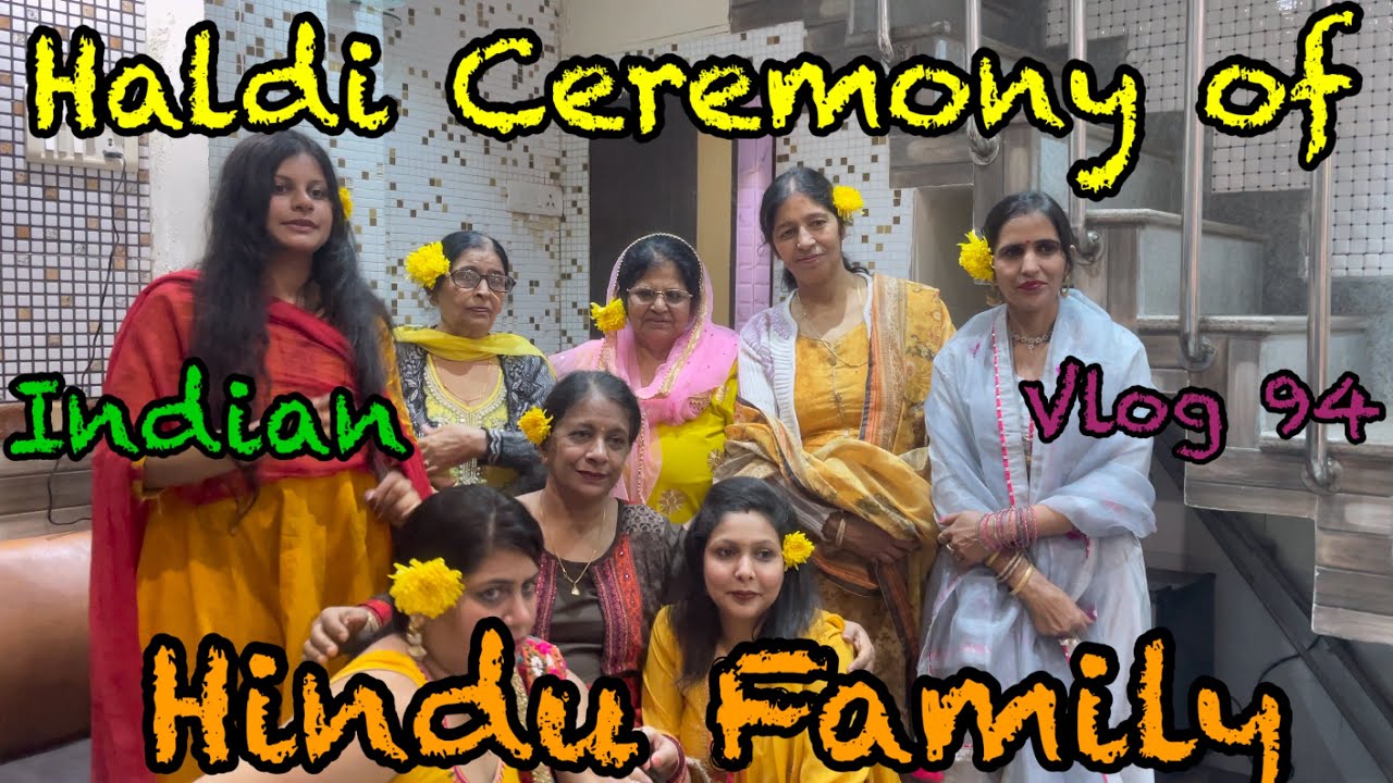 Haldi Ceremony of Indian Hindu family(Pankaj With Priyanka)20/11/2021 ...