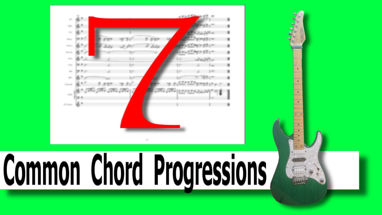7 common chord progressions - YouTube