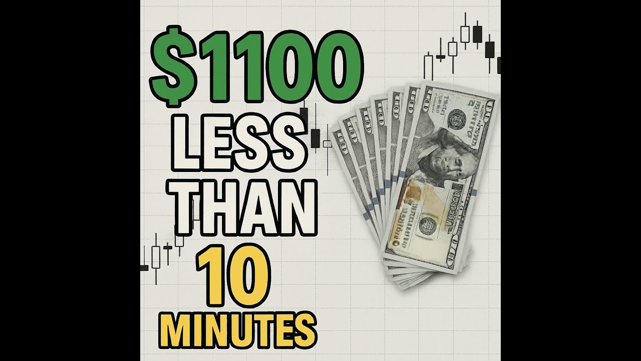How I made $1100 less than 10 Minutes shorting the market - YouTube