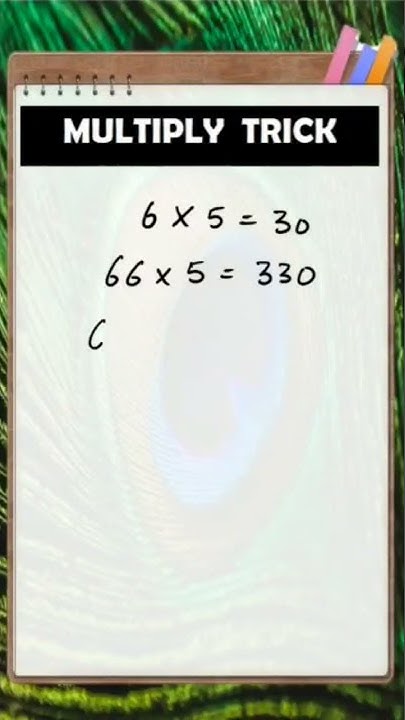 multiplication trick | multiplication short tricks | #shorts #mrandmrsclasses #maths - YouTube