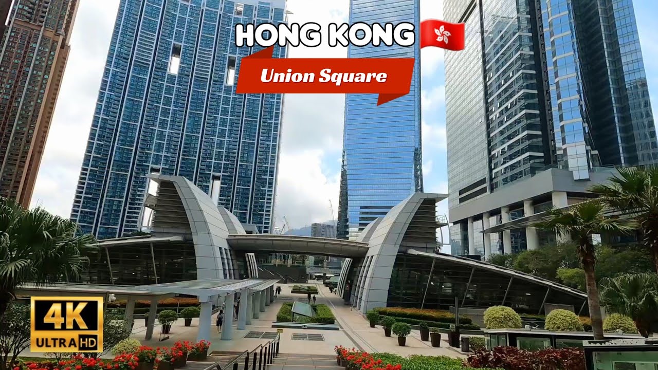 🇭🇰 Union Square West Kowloon Hong Kong 4K Walking Tour April 2025 - YouTube