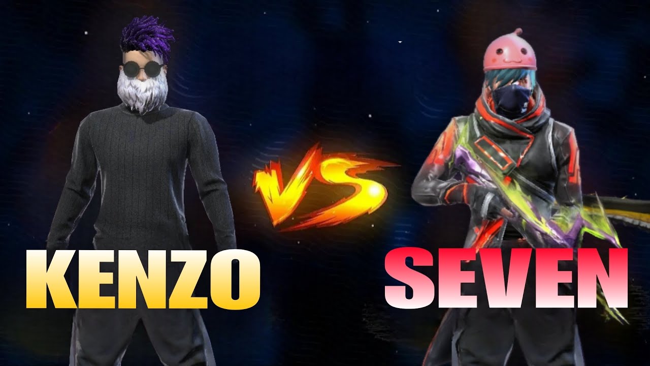 SEVEN VS KENZO ഏറ്റുമുട്ടിയ 1v1 Mass Gameplay KENZO GAMER ⚡😳 FREE FIRE ...
