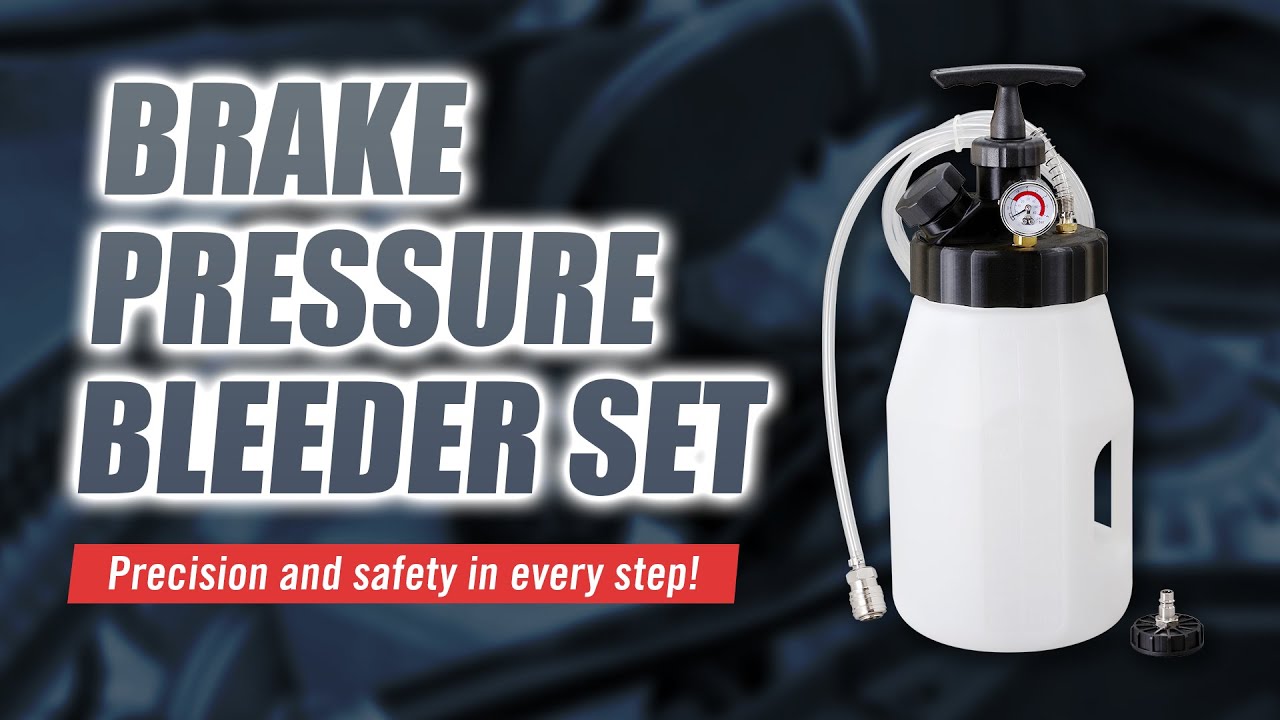 Brake Pressure Bleeder Tank with 5L Capacity Set - YouTube