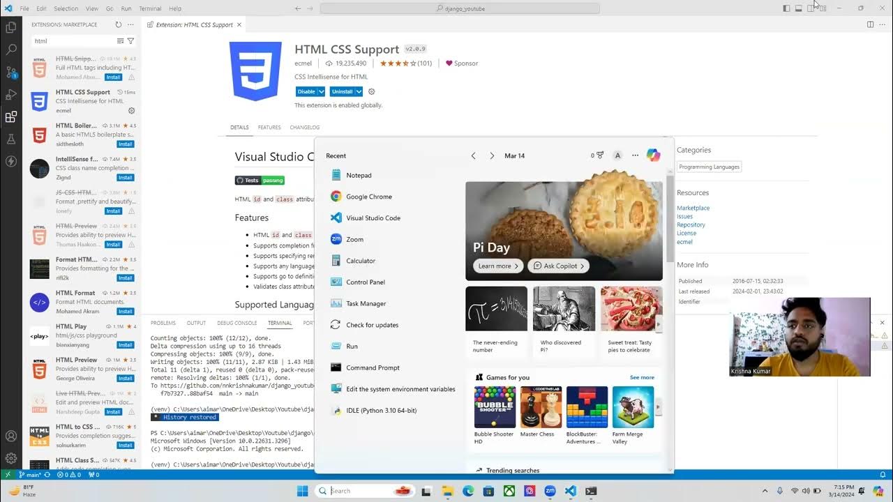 Django Start project and project's file introduction Part 1 - YouTube