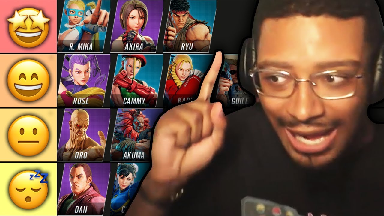 Who are the BEST CHARACTERS IN STREET FIGHTER V? (ft. Nephew!) - YouTube