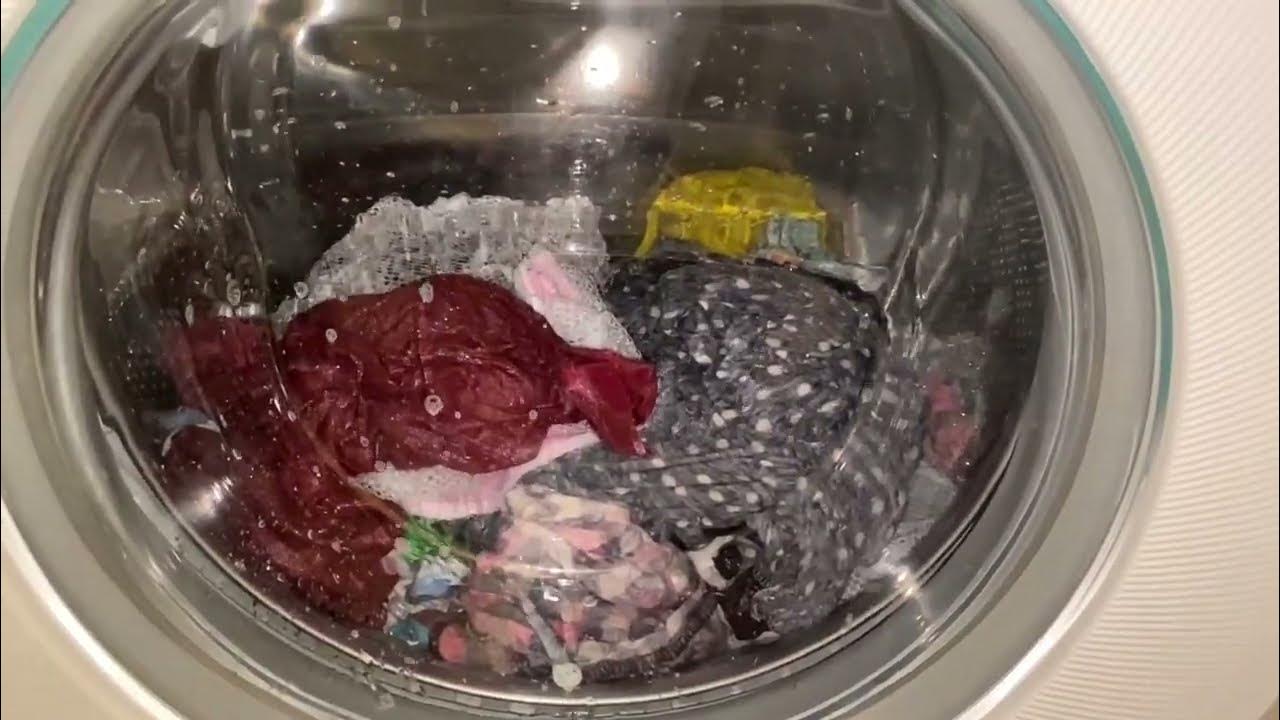 Стирка цветного/Electrolux EW6F4R08WU/Процесс стирки/Синтетика 40,1000 ...