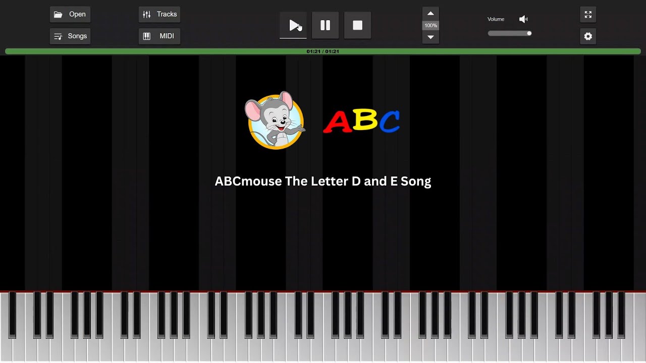 ABC Mouse The Letter E and D Song - YouTube