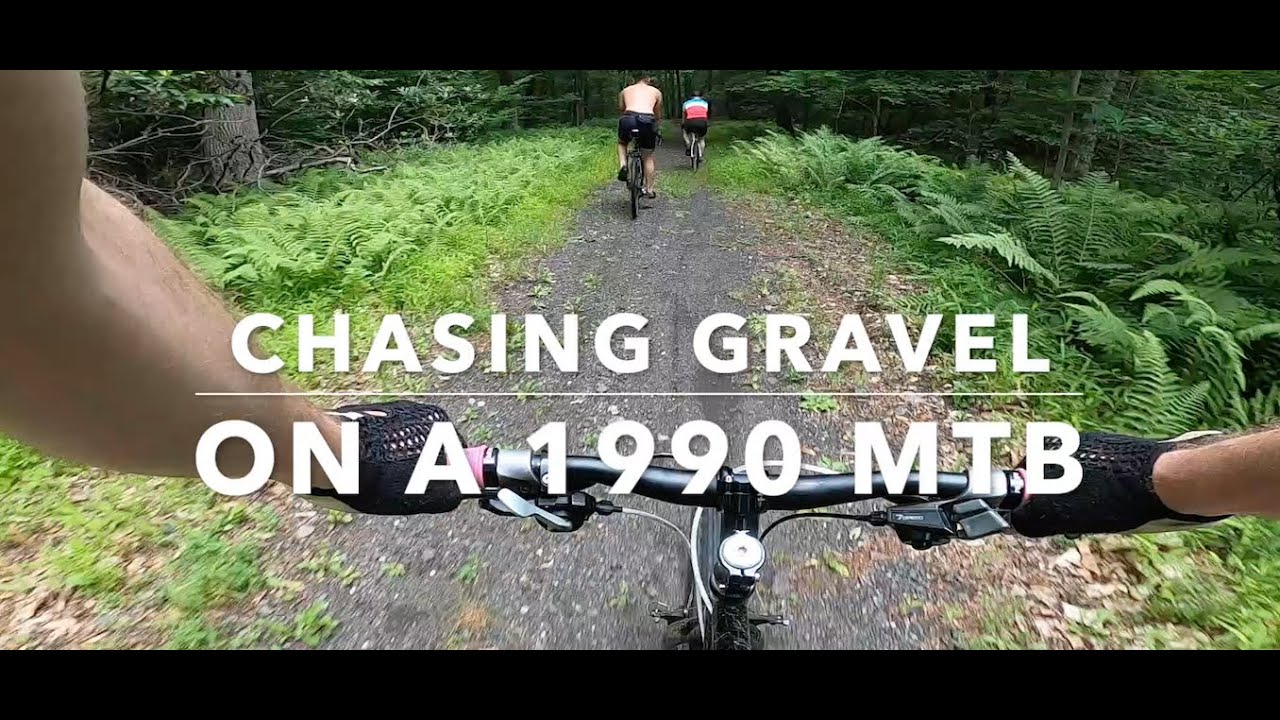 Chasing Gravel Bikes on a 90s Mountain Bike - YouTube