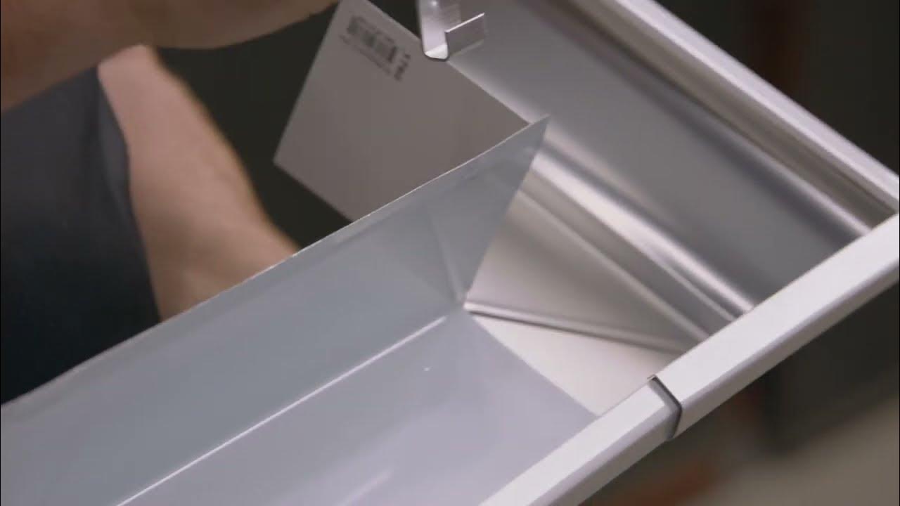 Peak Gutters | How to Install Inside and Outside Miters - YouTube