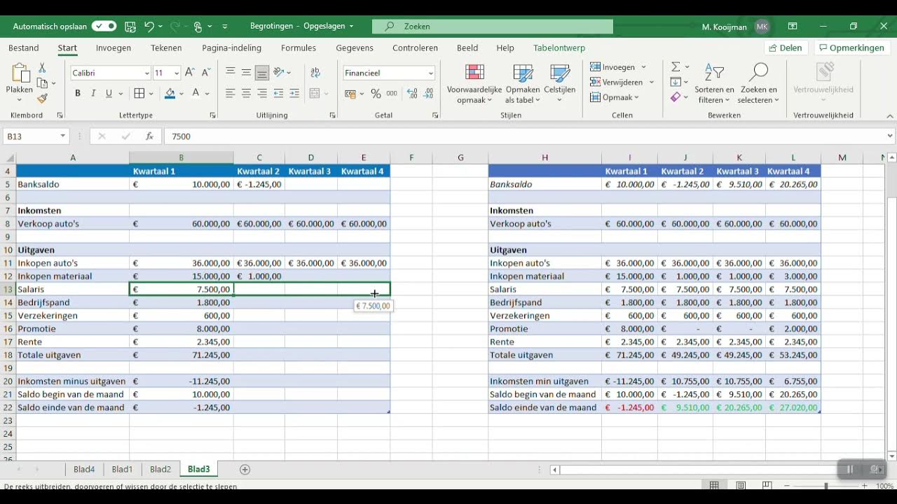 Werken met Excel - YouTube