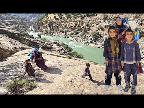 ⛰️ The most difficult nomadic migration in the Zagros | Crossing rocks, waterfalls and death