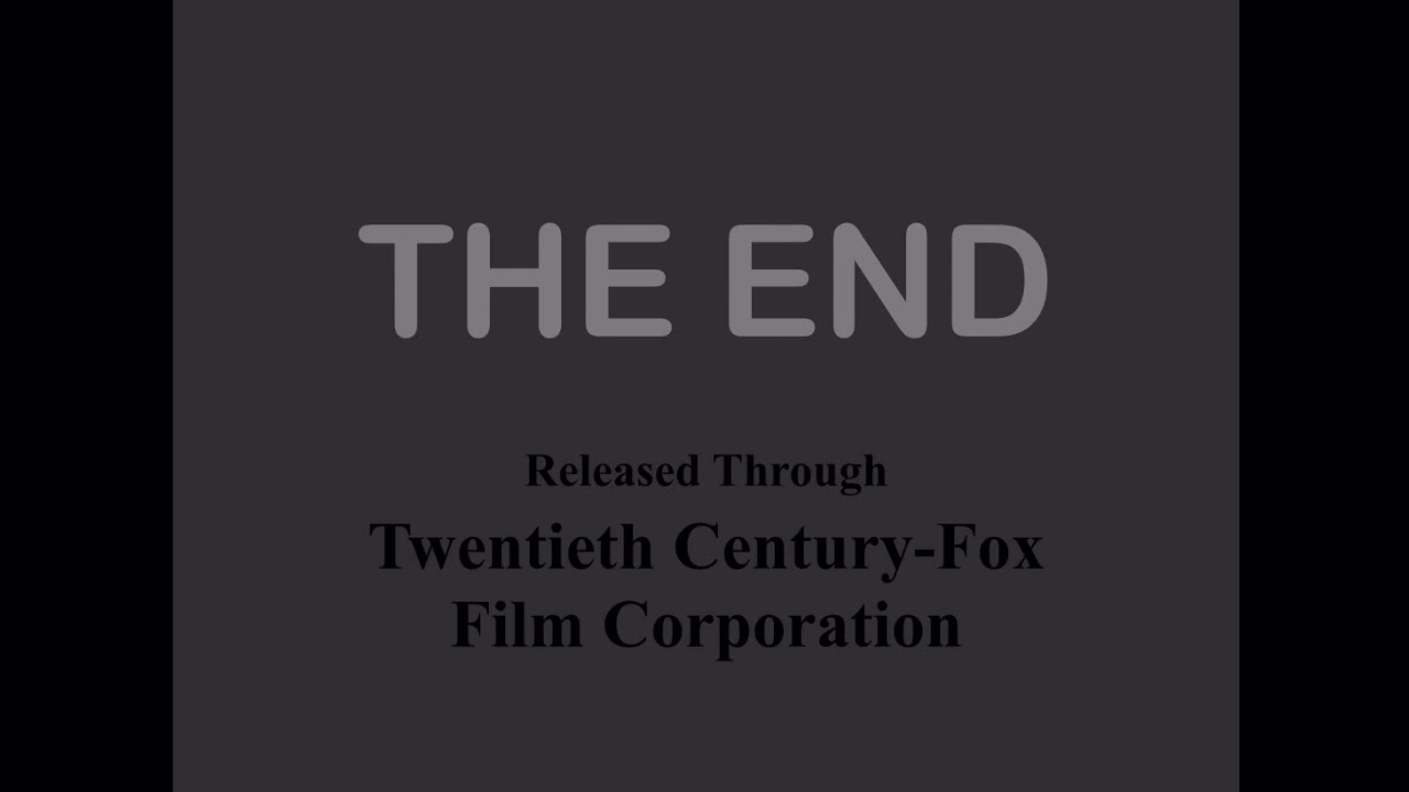The End/Released Through Twentieth Century-Fox Film Corporation (1943 ...