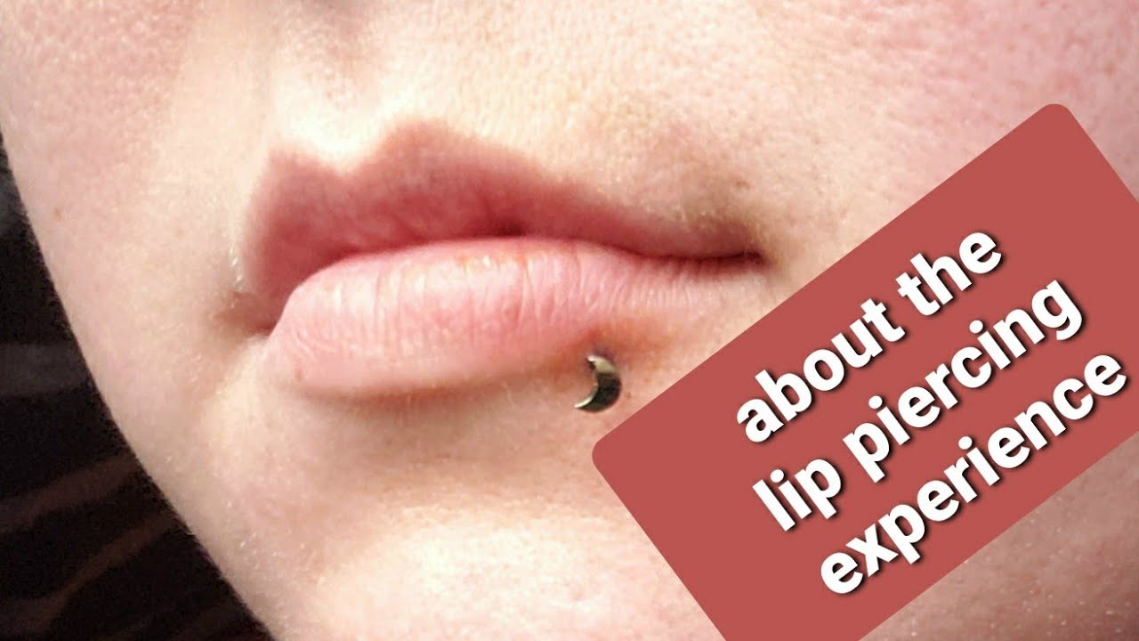 getting my lip pierced 👄 - YouTube