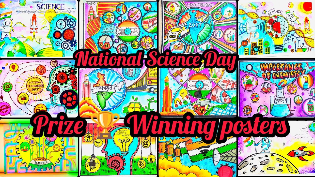 National Science Day Drawing/Science Day Poster/National technology day ...
