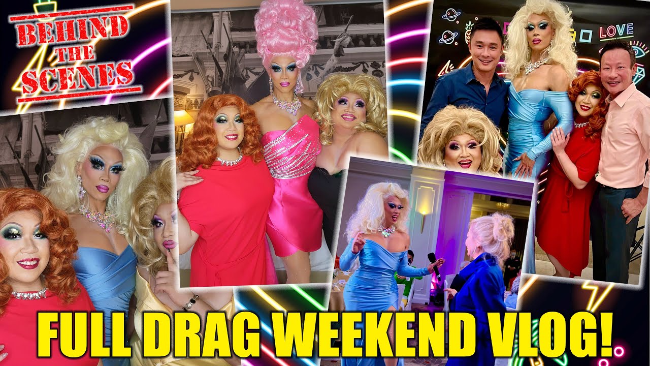 FULL DRAG WEEKEND VLOG | Private giggery and drag photoshoots! - YouTube