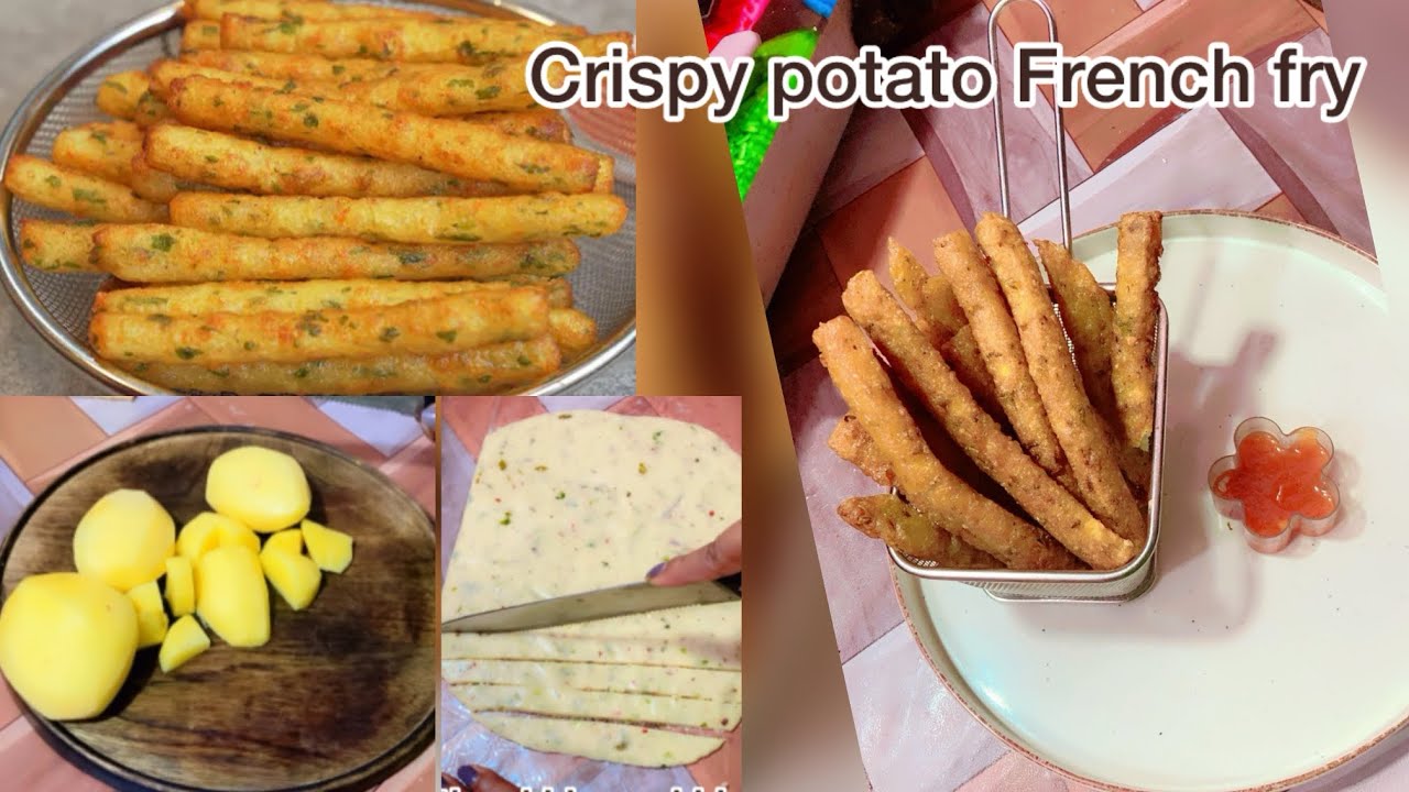 Crispy potato France fries recipe at home ! Delicious! Potato sticks ...