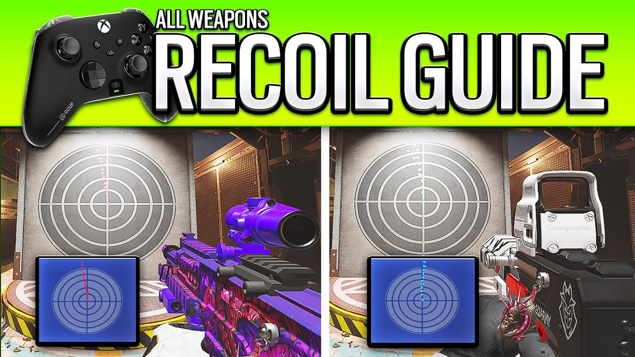 How To Get NO RECOIL on EVERY Weapon (Recoil Guide) RAINBOW SIX SIEGE ...