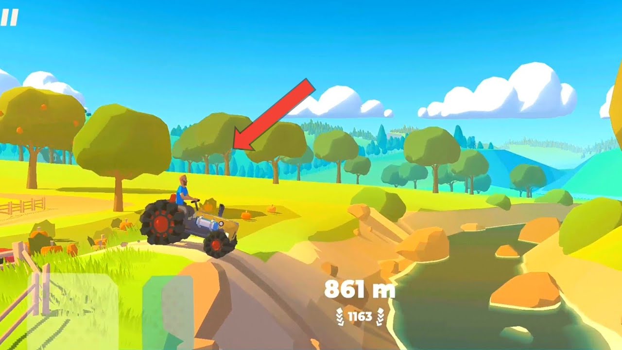 Hillside Countryside map Drive Racing android & ios mobile gameplay ...
