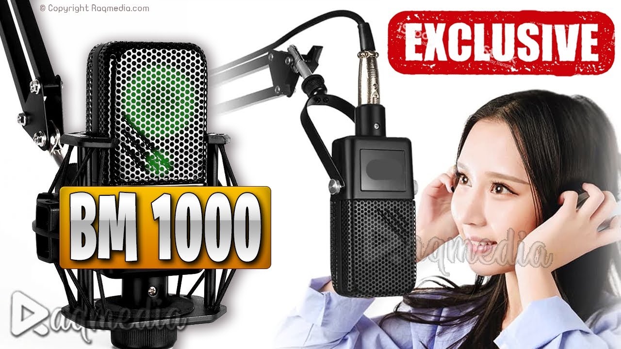 BM 1000 Condenser Studio Microphone Unboxing - YouTube