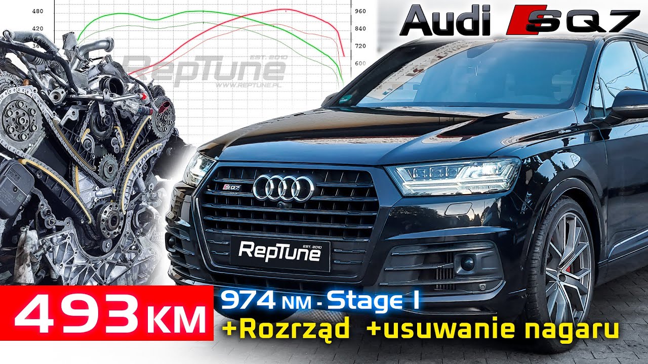 Audi SQ7 STAGE 1 493KM 974Nm 4.0TDI CZAC (435KM) – wymiana łańcucha ...
