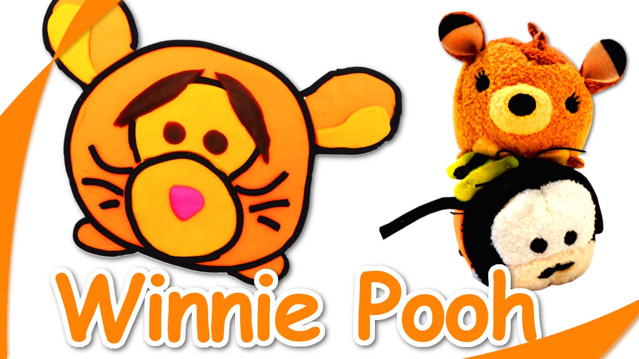 PlayDoh Winnie Pooh Tiger create with Tsum Tsums - YouTube
