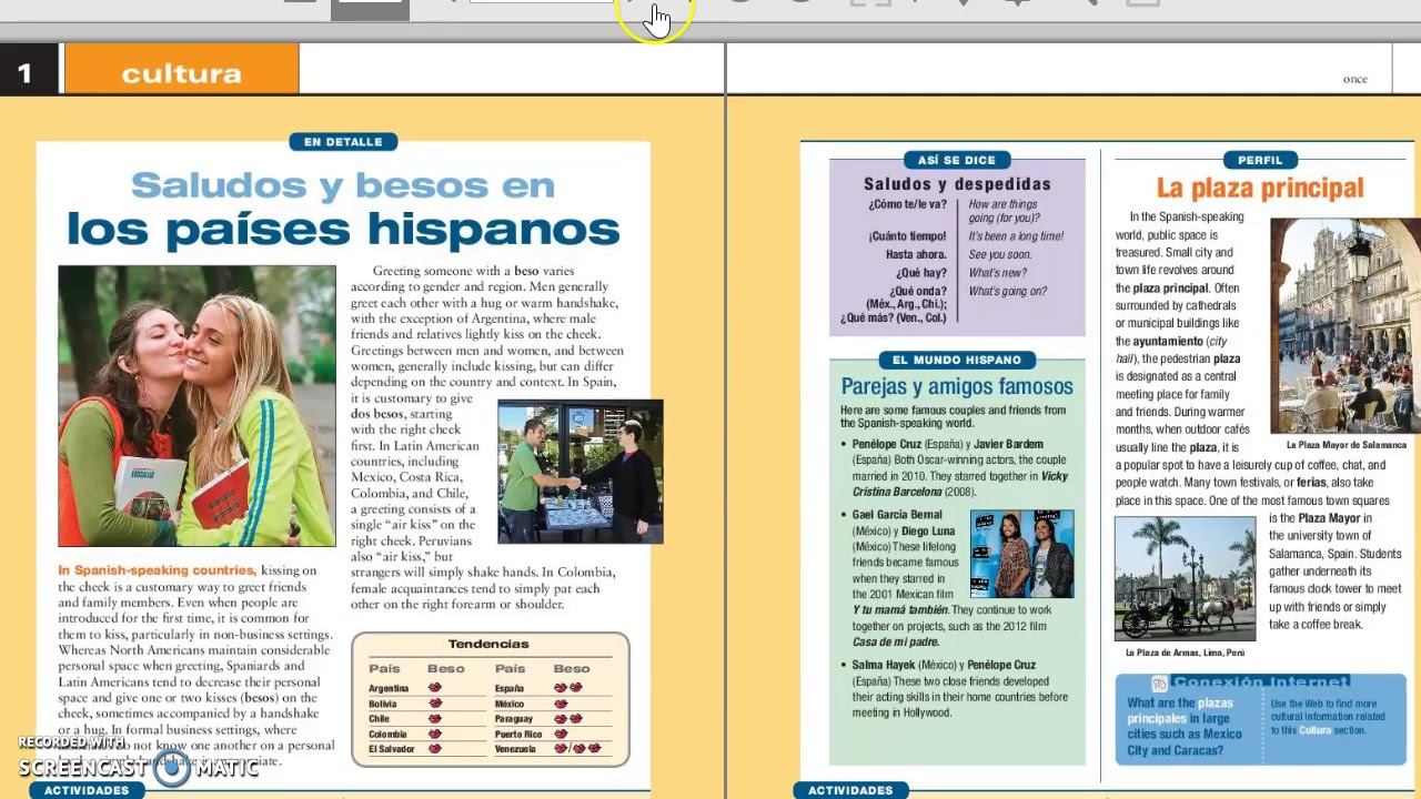 Finding the virtual textbook in Senderos - YouTube