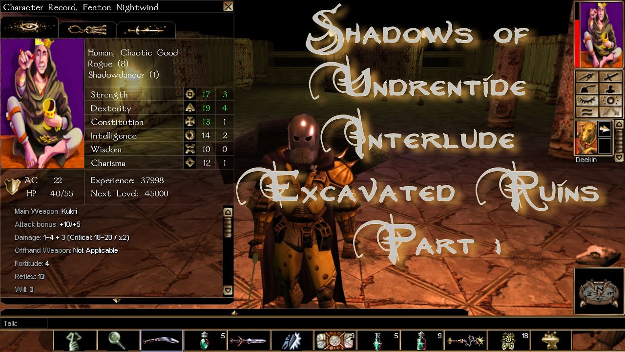 Neverwinter Nights Enhanced Edition Shadows of Undrentide Interlude ...