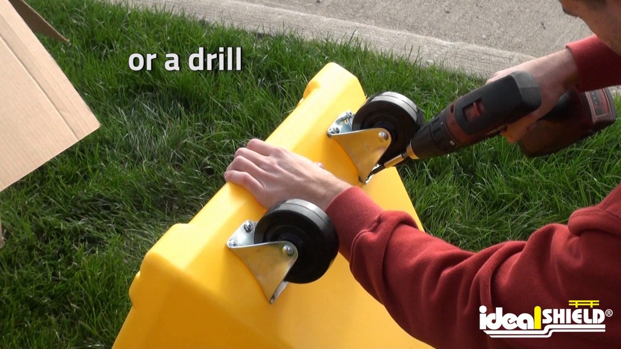 Ideal Shield's Pyramid Sign Base Installation - YouTube