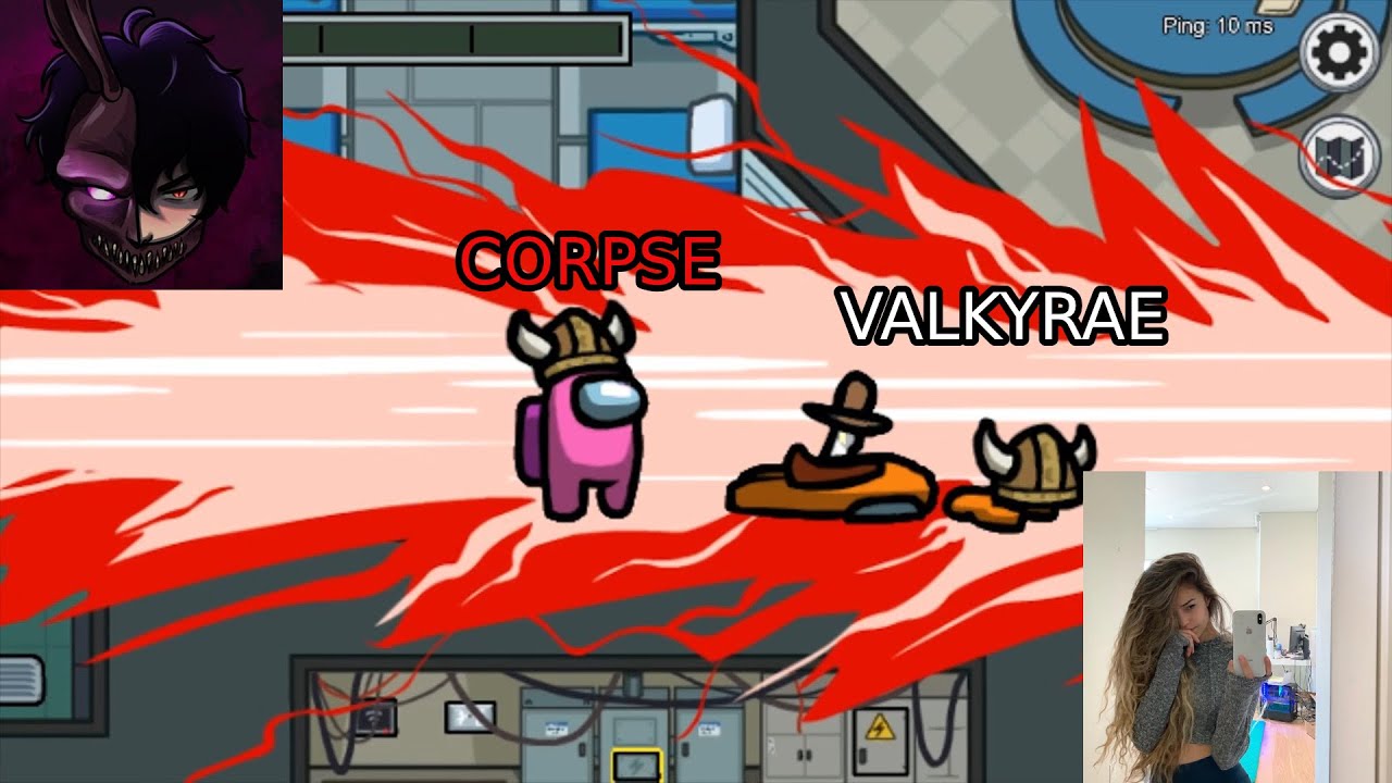 Corpse & Valkyrae FLIRTING IN AMONG US! - YouTube