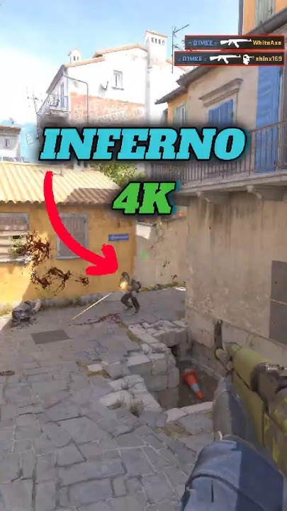 INFERNO 4K #cs2 #shorts #csgo #counterstrike #csgoclips #counterstrikeglobaloffensive # ...