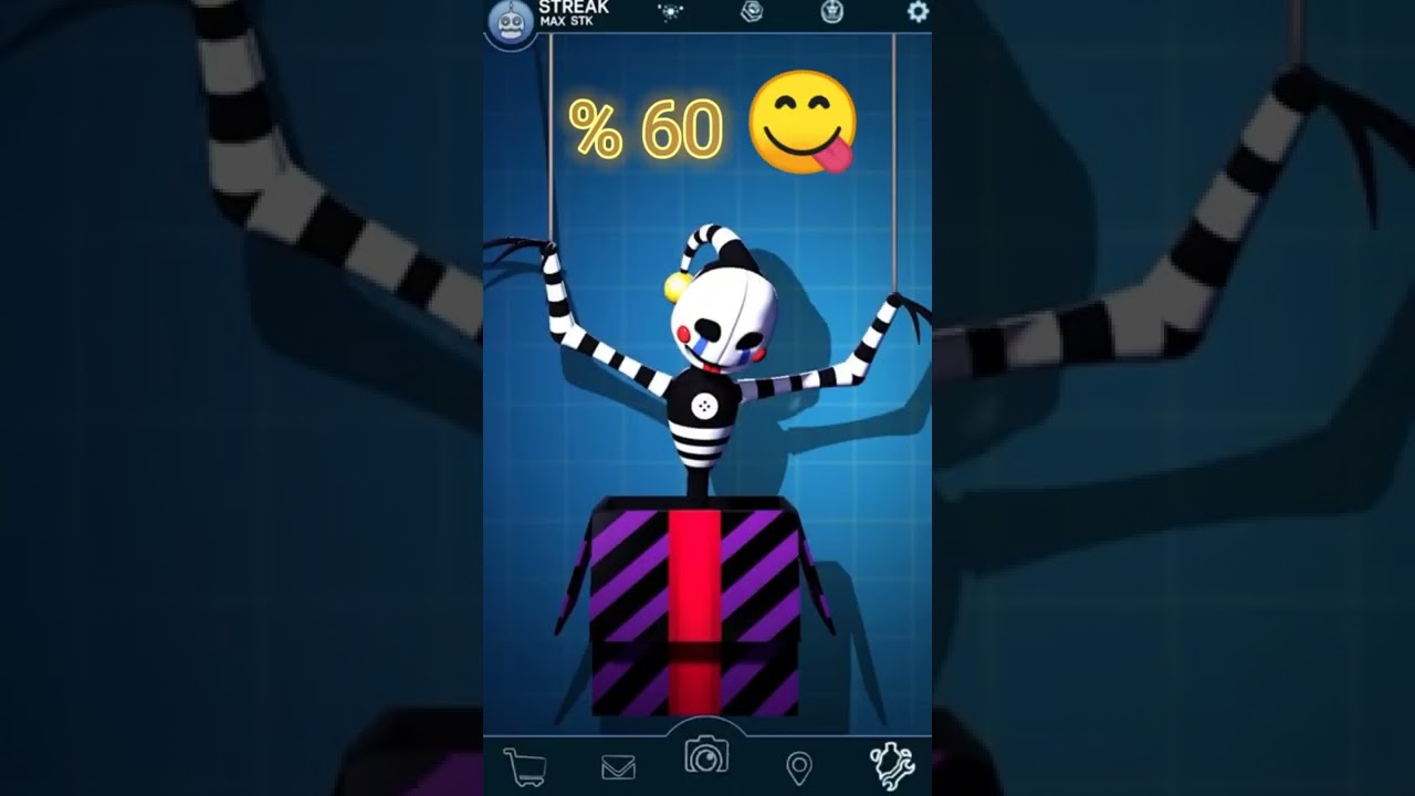 Puppet Fnaf AR %100 to ??? - YouTube