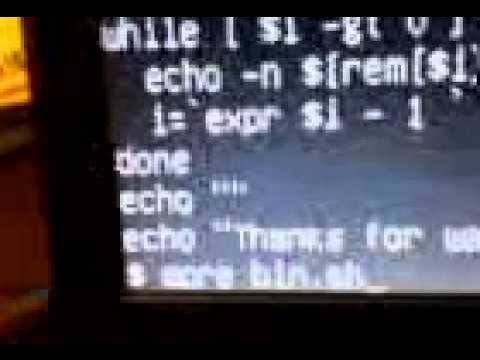 Linux script converting from decimal to binary - YouTube