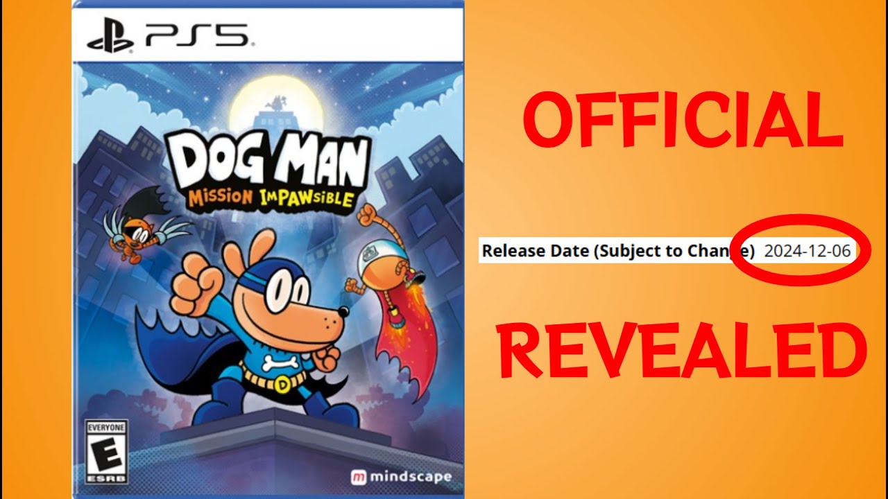 Dog Man Video Game OFFICIAL Release Date! - YouTube