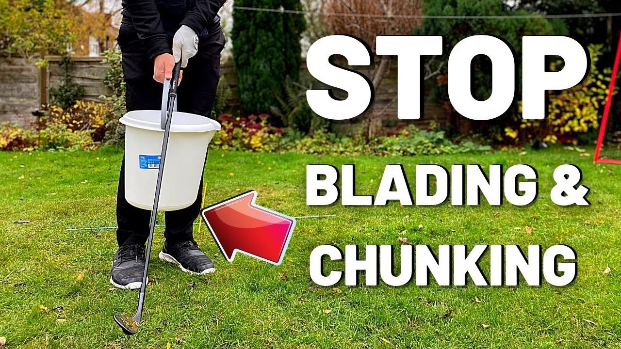 STOP BLADING and STOP CHUNKING your chip shots! TRICK - YouTube