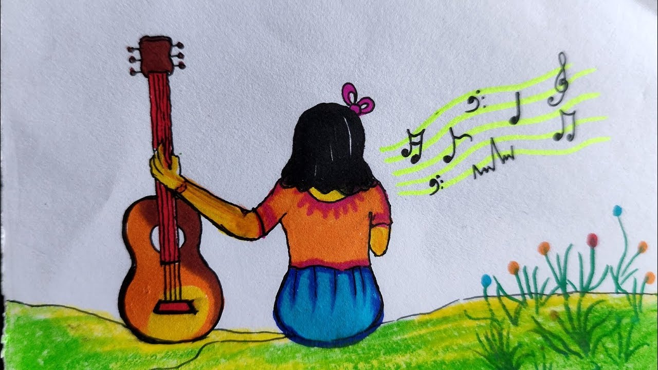 World Music Day Drawing Easy // Music Day Poster // Music Day // Happy ...