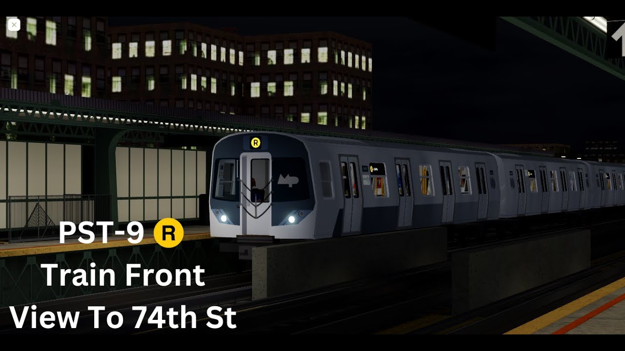 PTA | PST-9 (R) Train Front View To 74th St- Cadland Broadway - YouTube