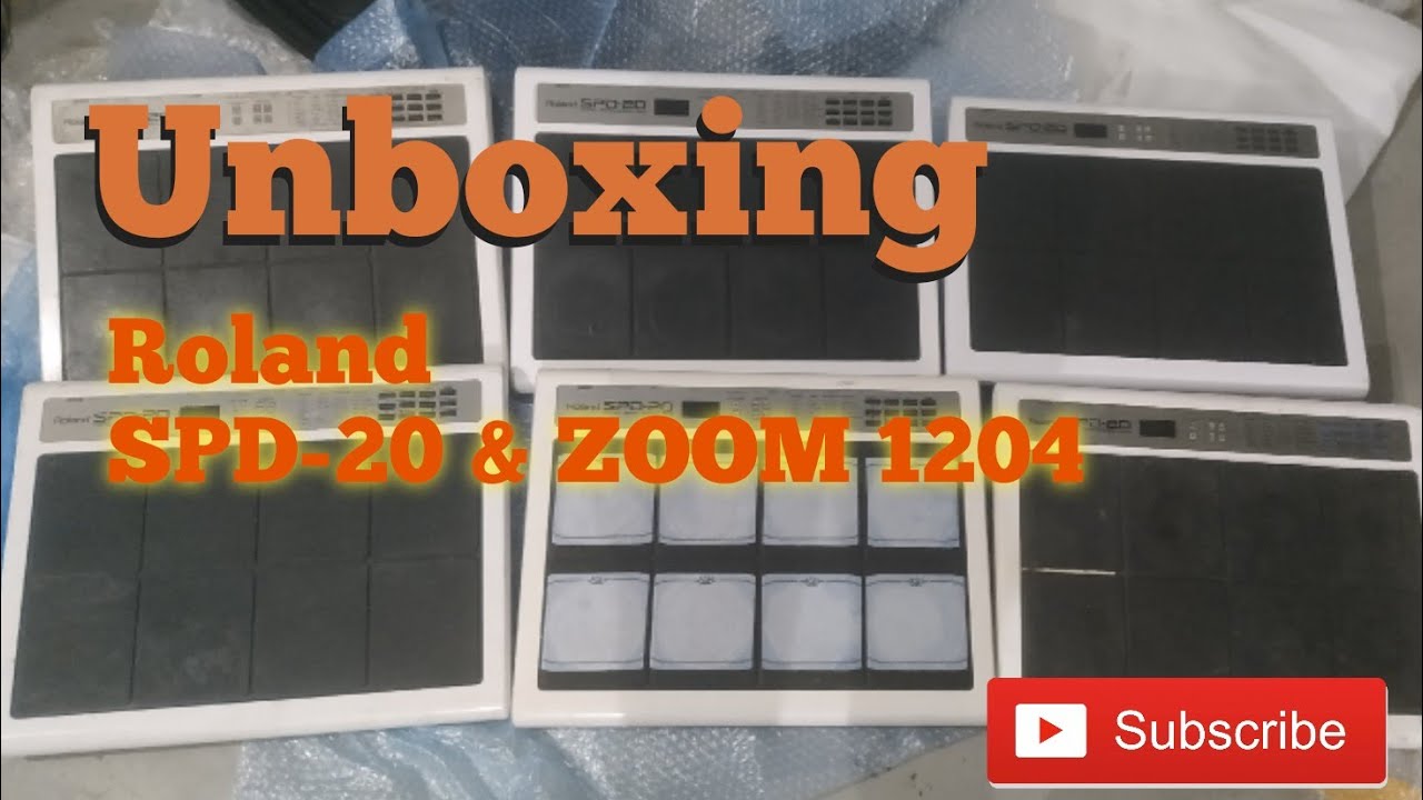 Imported Roland SPD-20 OctaPad and ZOOM 1204 Unboxing and Review, # ...