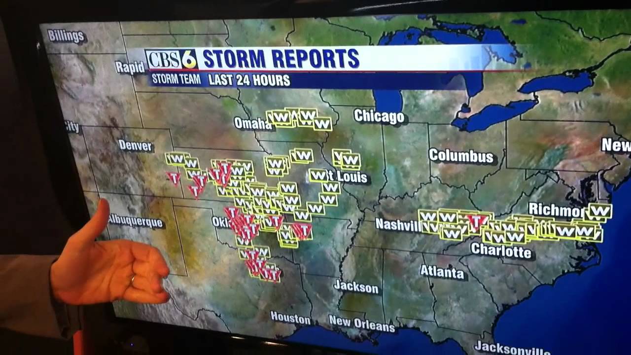 WEATHER: Meteorologist Carrie Rose's CBS 6 Storm Team Forecast - YouTube