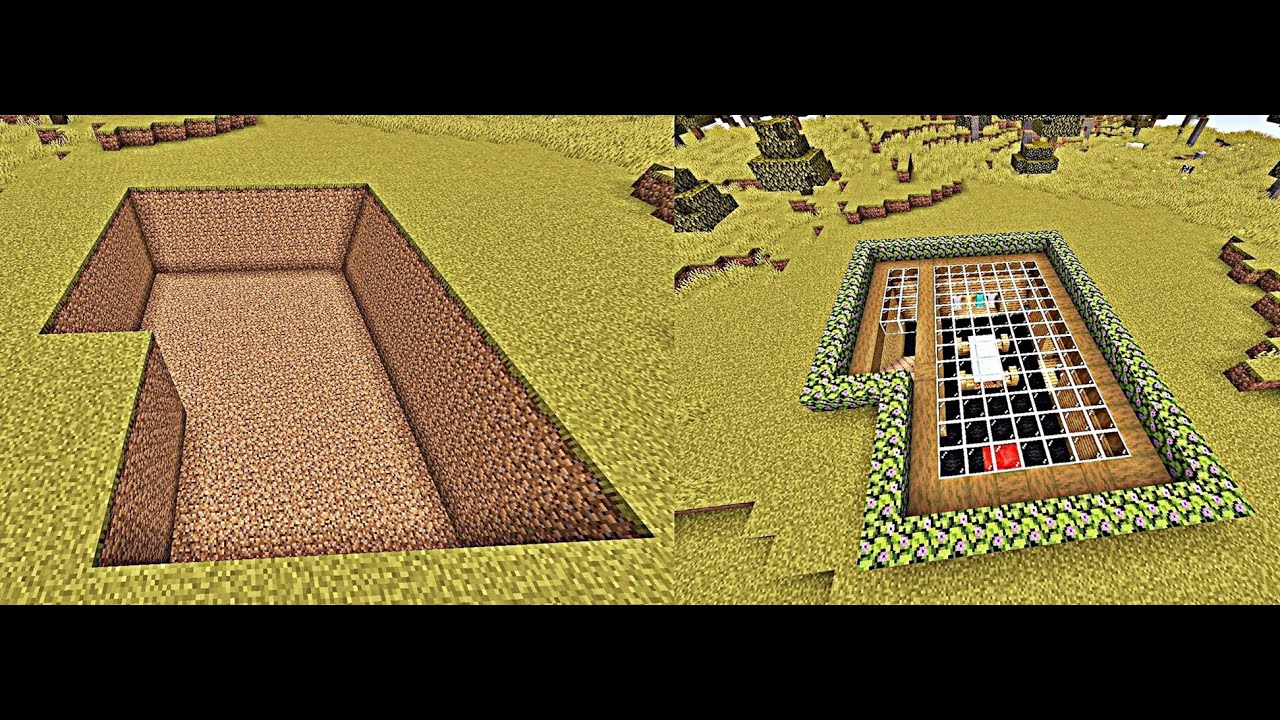 Minecraft - Yer Altı Evi Nasıl Yapılır ? - YouTube
