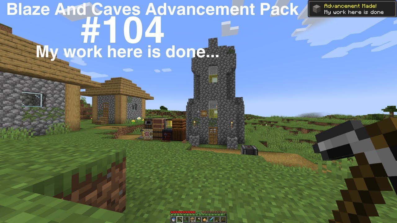 How I Obtained All 1,099 Advancements In The Minecraft Blaze And Caves Advancement Data Pack ...