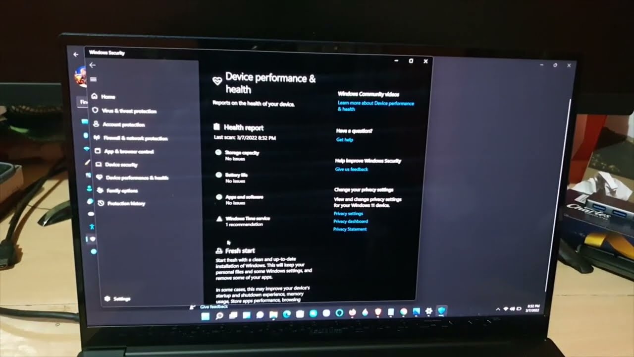 How to check Device Performance and Health Windows 11 - YouTube