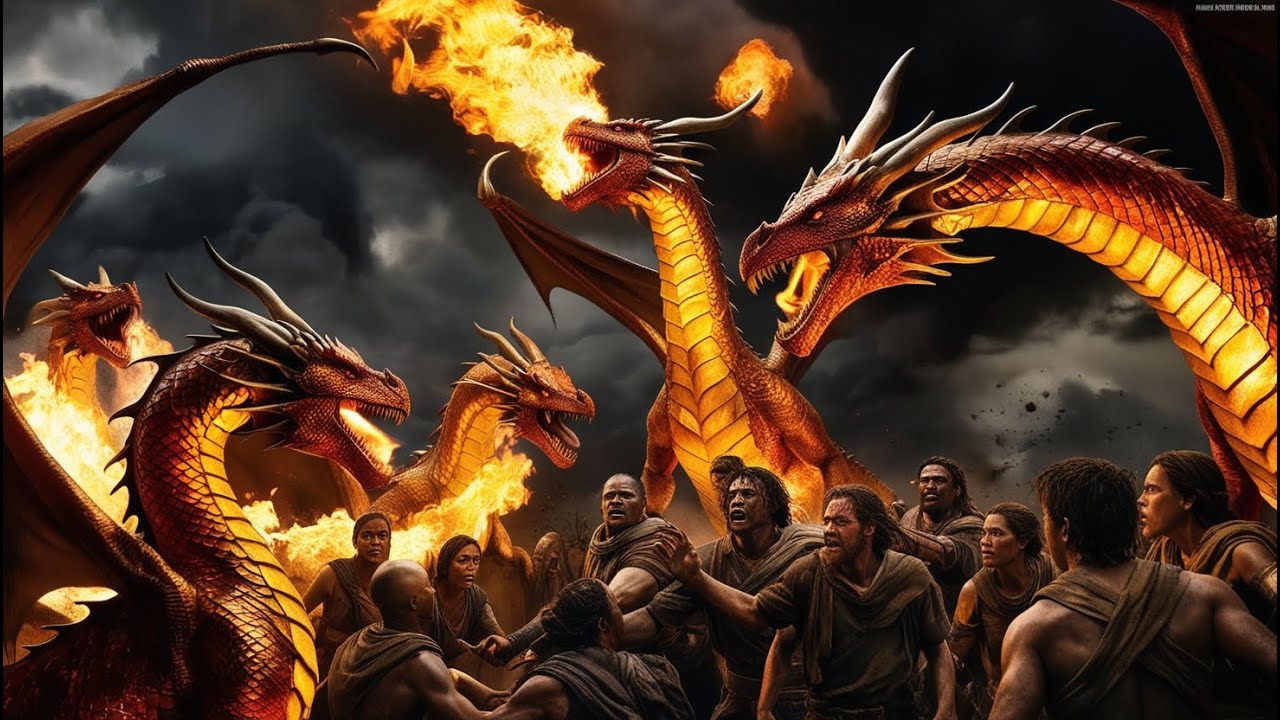 The Secret Ending of Dragon and Human War! #new #animation #cartoon # ...