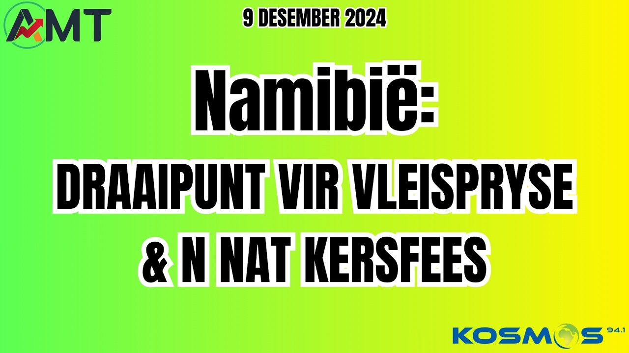 Draaipunt Vir Vleispryse & n Moontlike Nat Kersfees | 9 Dec 2024 - YouTube