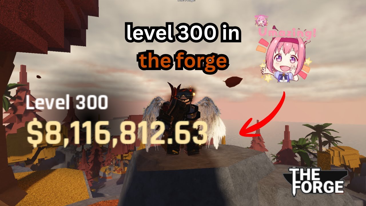 HITTING LEVEL 300 IN ROBLOX... THE FORGE (BETA) - YouTube