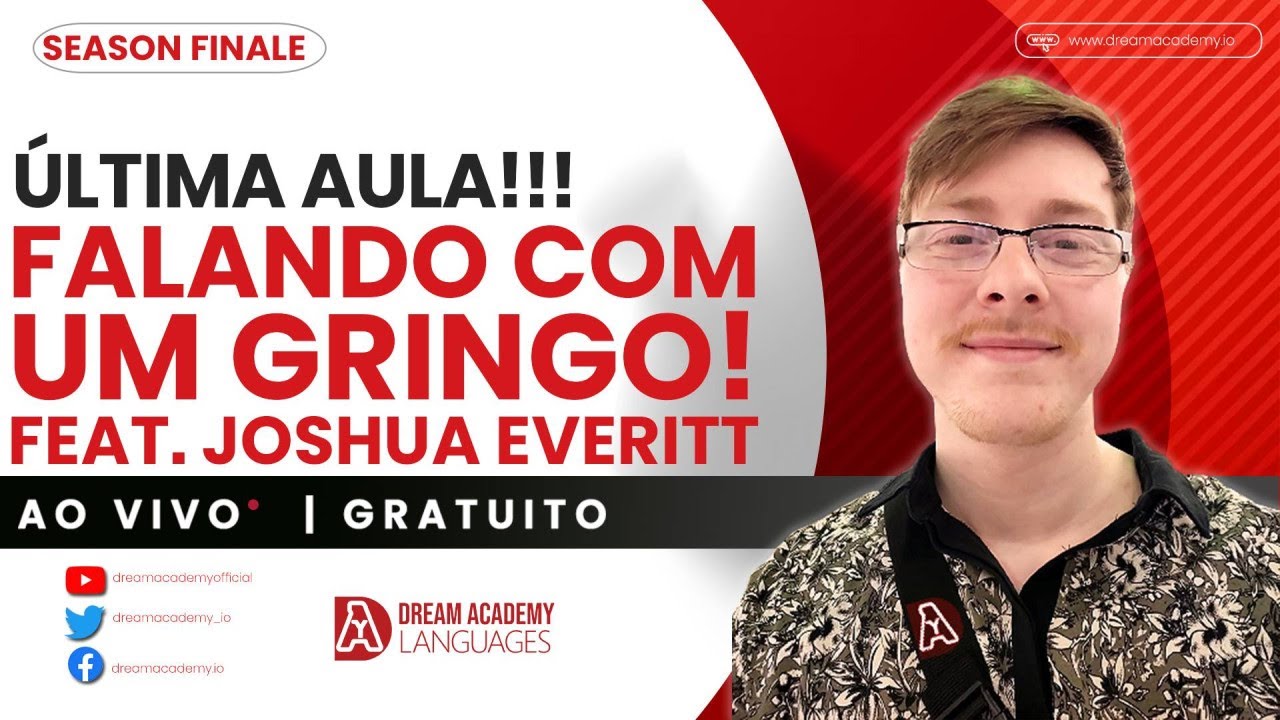 FALANDO COM UM GRINGO! l Feat. Joshua Everitt - Season Finale - YouTube
