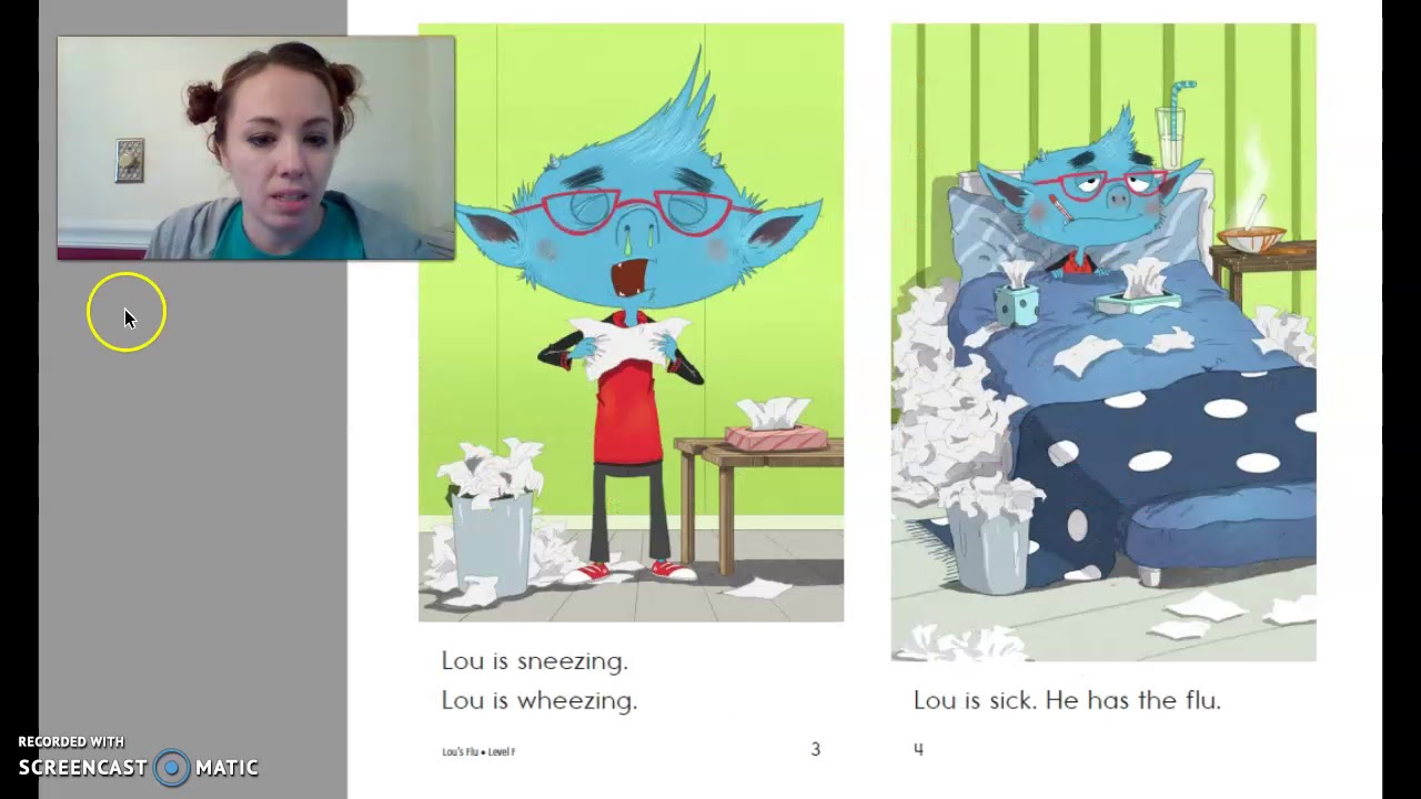 Guided Reading Book - Lou's Flu - YouTube