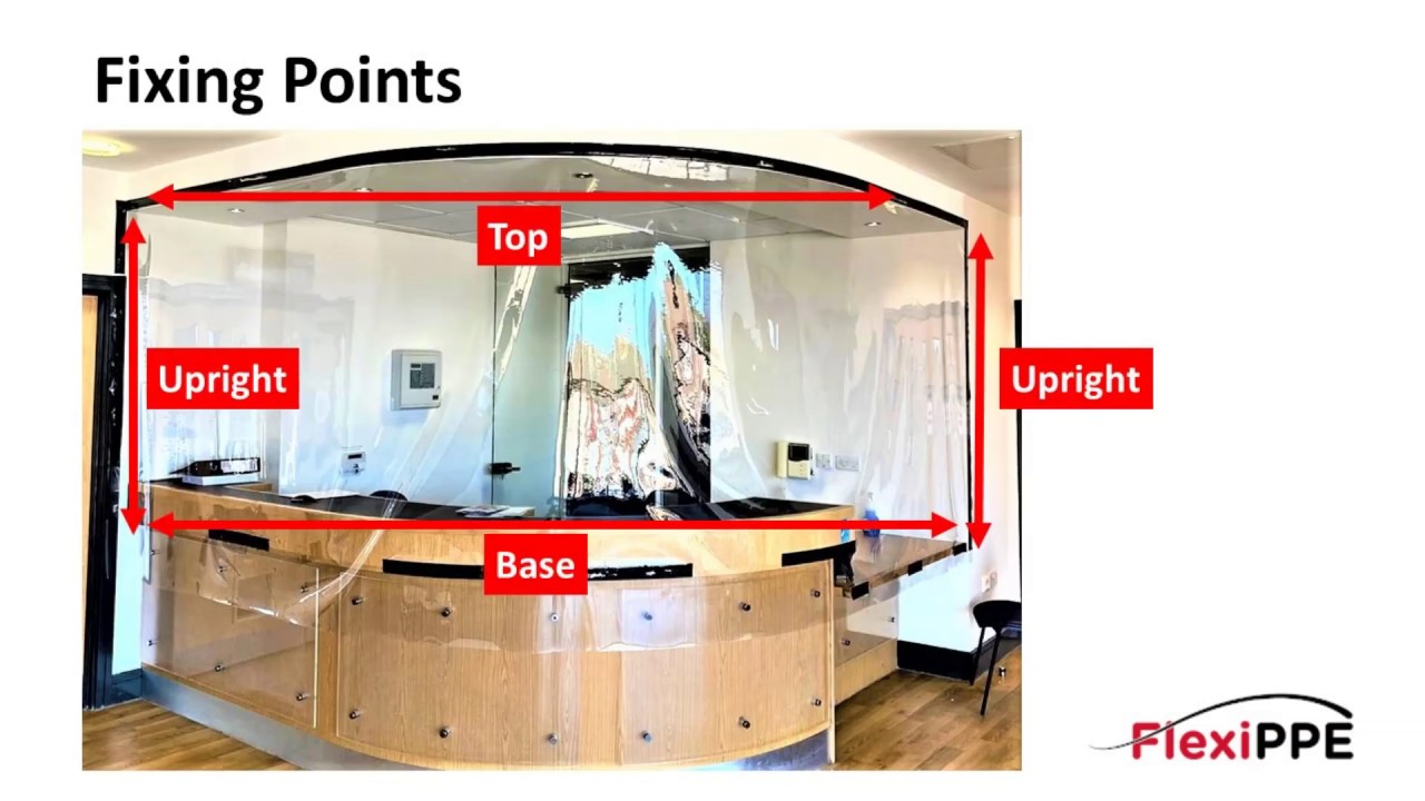 Flexi PPE Protective Screens - Measuring Guide - YouTube