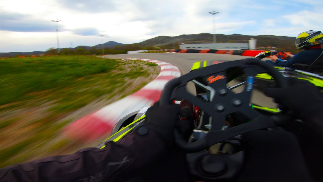 Karting Centar Podgorica 1st time ride 1440p - YouTube