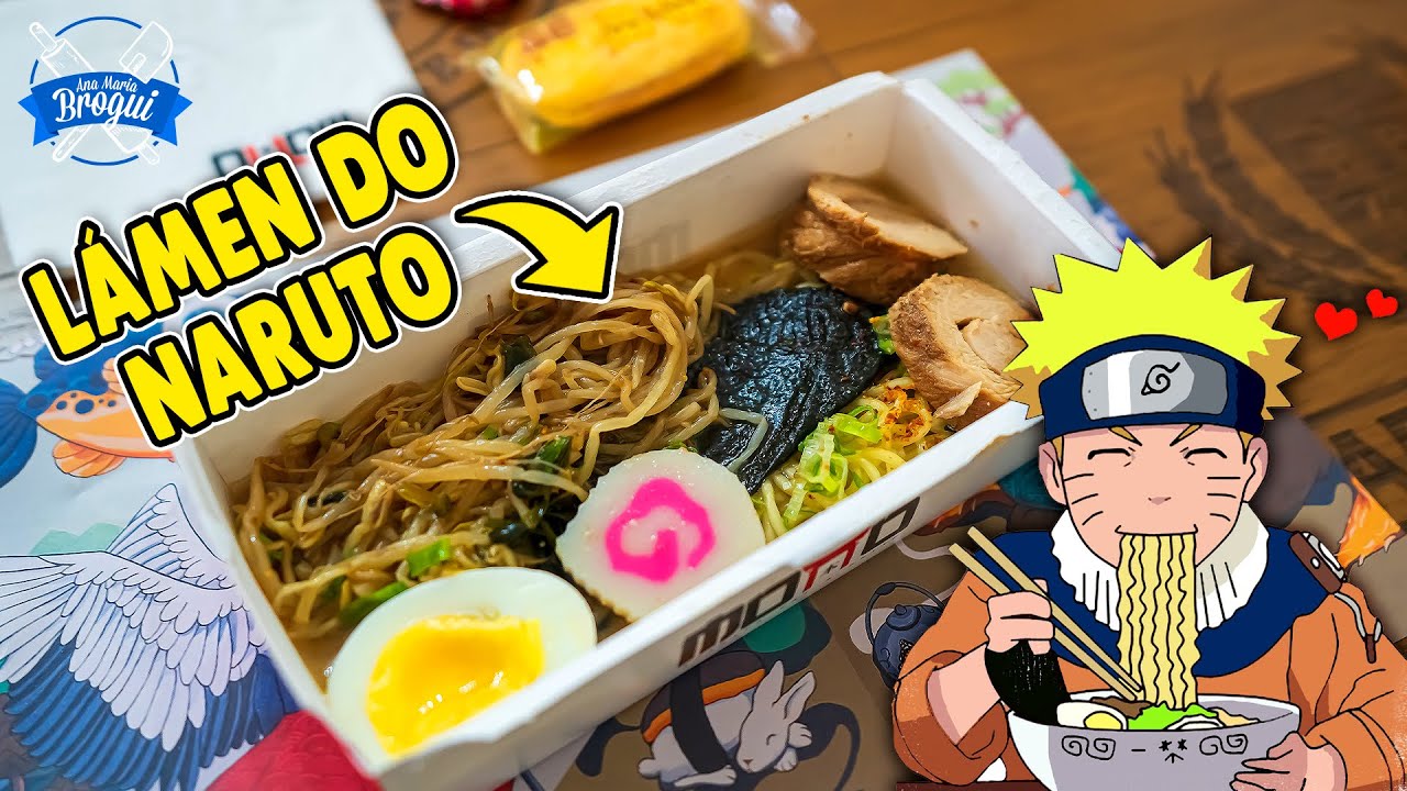 PROVEI O LÁMEN DO NARUTO, É BOM? #AnaMariaBrogui - YouTube
