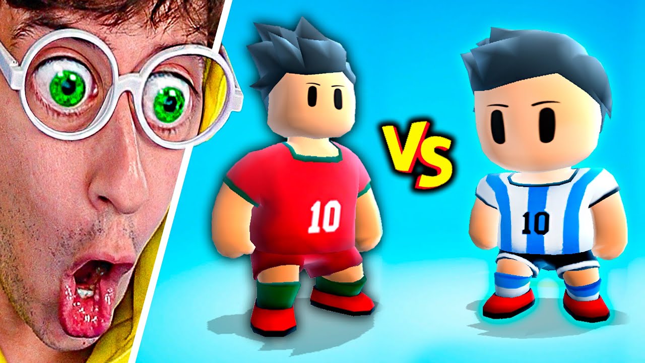 FIFA en Stumble Guys ⚽!! (Quién es mejor MESSI o CRISTIANO?) - TEKENDO ...